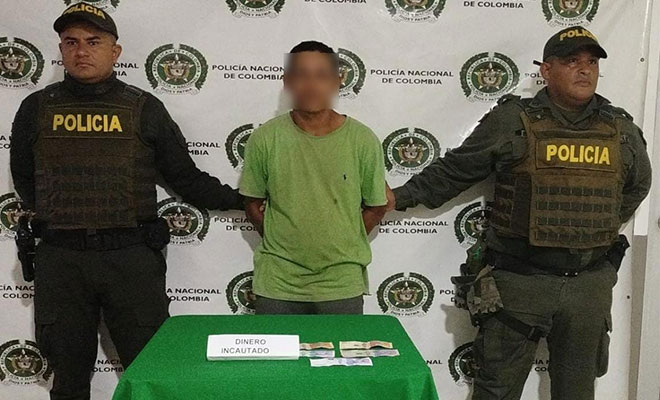 Capturado sujeto por el delito de extorsión | Policía Nacional de Colombia